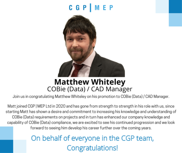 Congratulations, Matt! - CGP MEP
